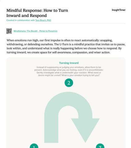 Mindful Response: How to Turn Inward and Respond